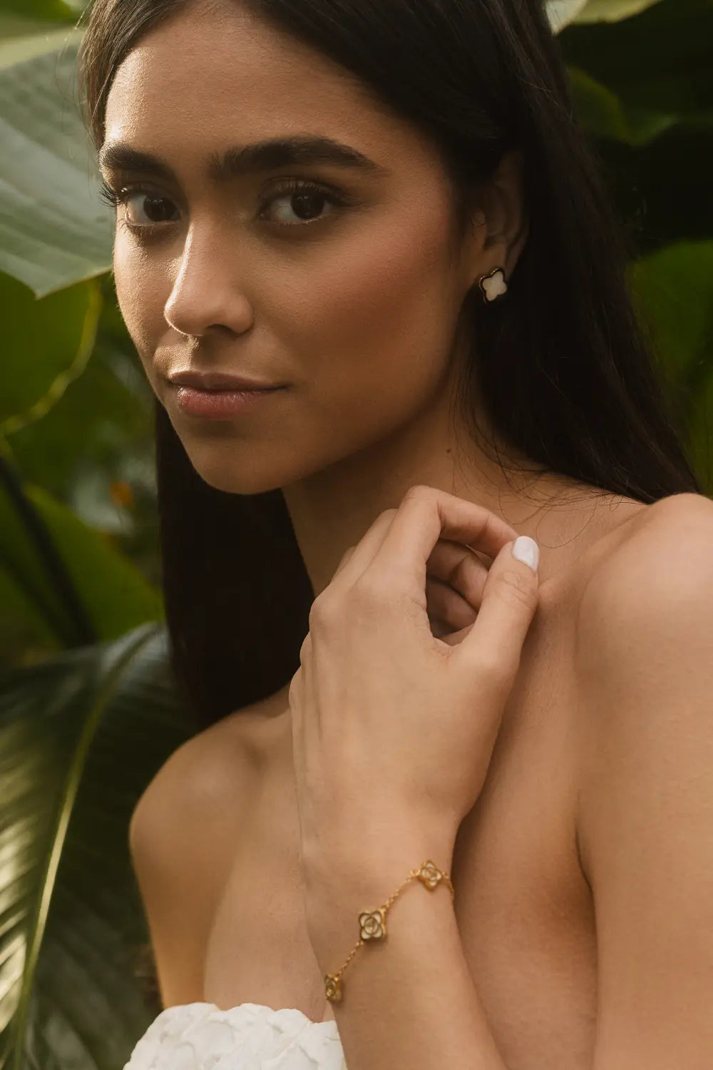 Garden Dash Bracelet Studs Set Gold