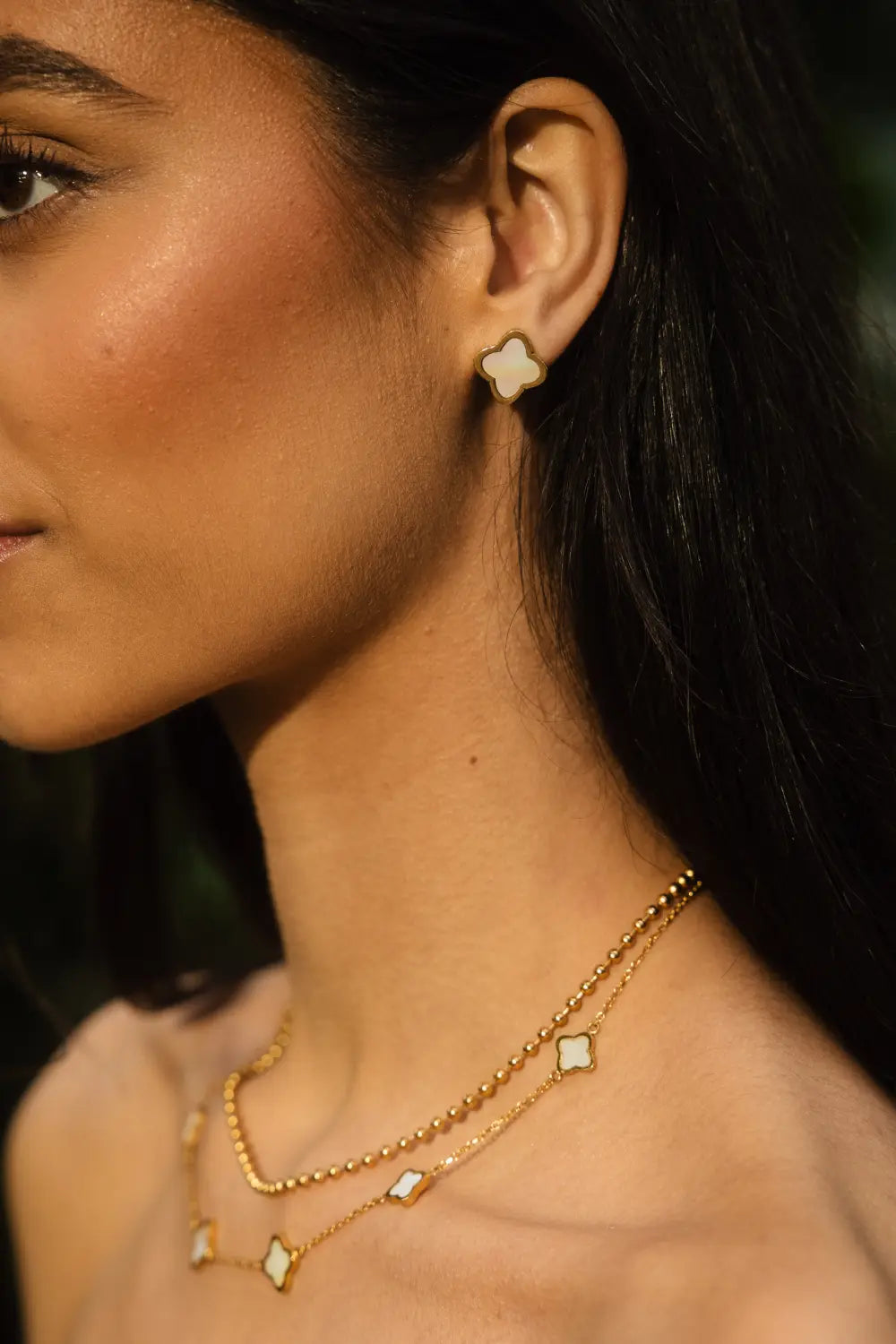 Garden Dash Studs 18K Gold Plated