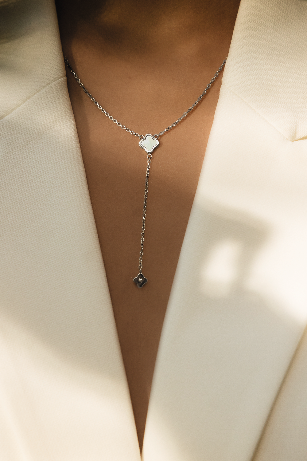 Garden Dash Y-necklace Silver