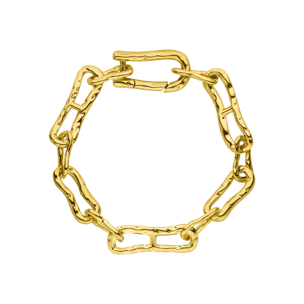 Chunky solid gold bracelet store