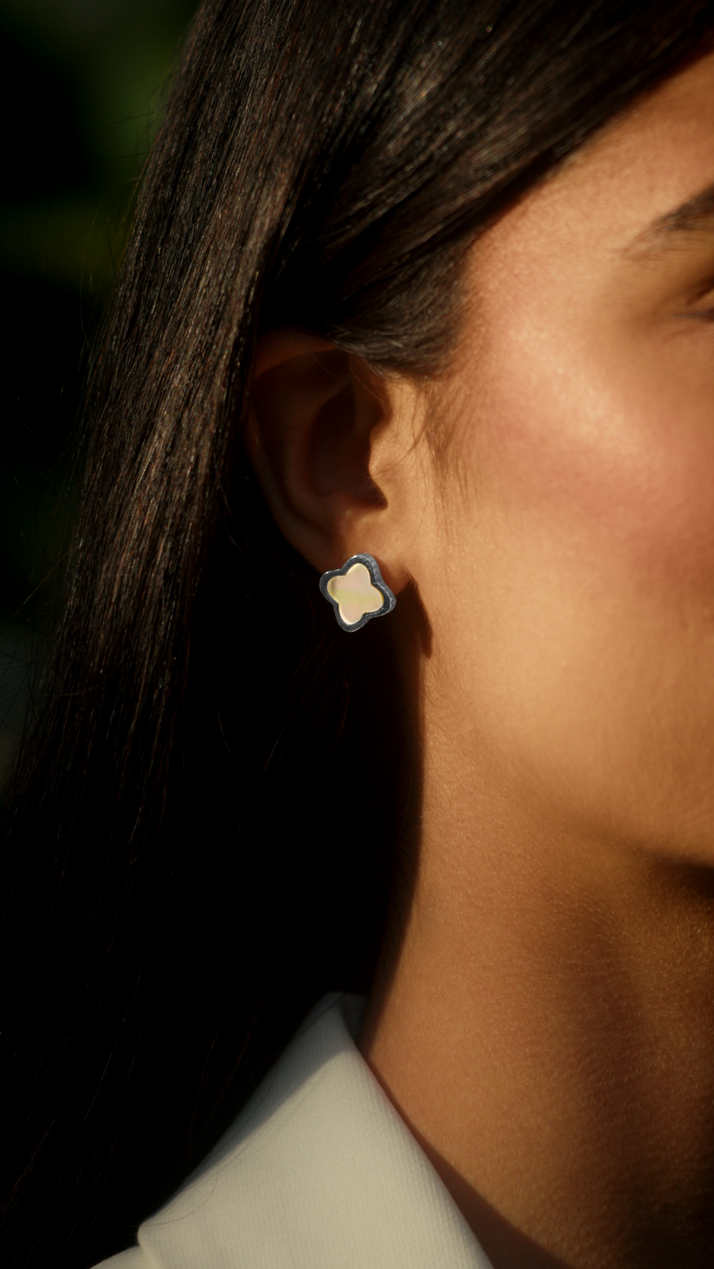 Garden Dash Studs Silver